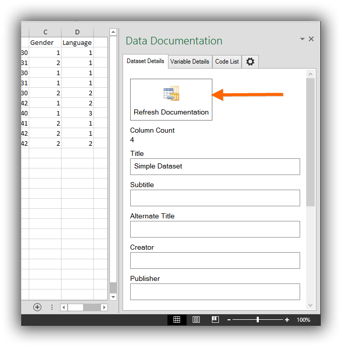 Document Your Excel Workbook Colectica 7 2 Documentation